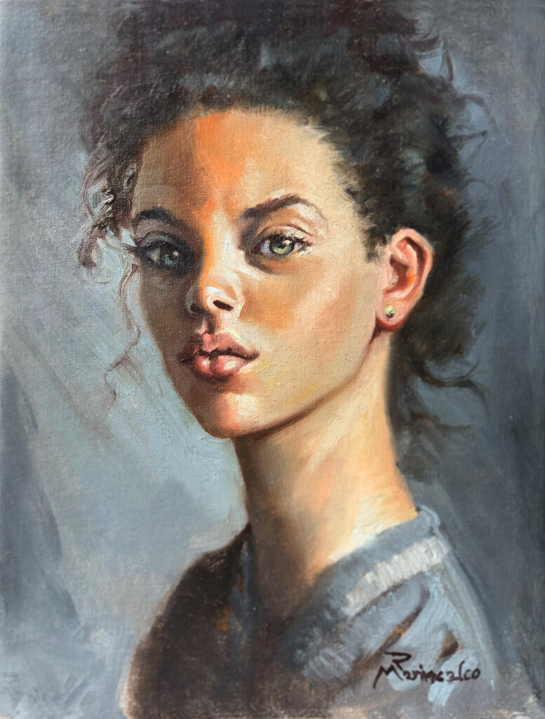 Portrait of a Model - Maniscalco Gallery